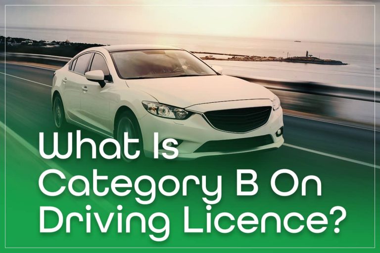 What Is Category B On A Driving Licence?
